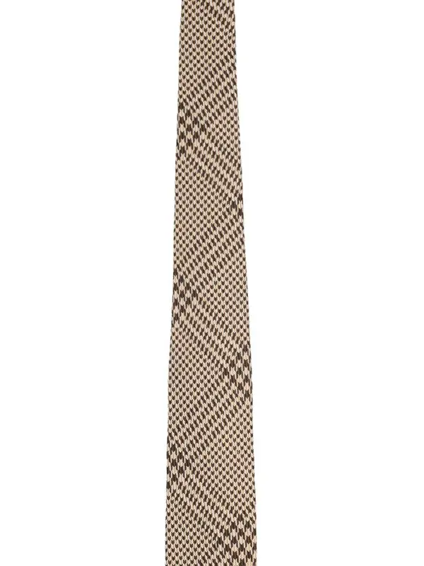 TOM FORD Silk Jacquard Tie 8cm - Beige
