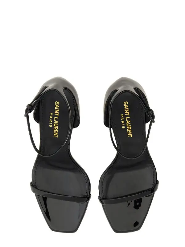 Saint Laurent Sandalo "opyum" Con Tacco