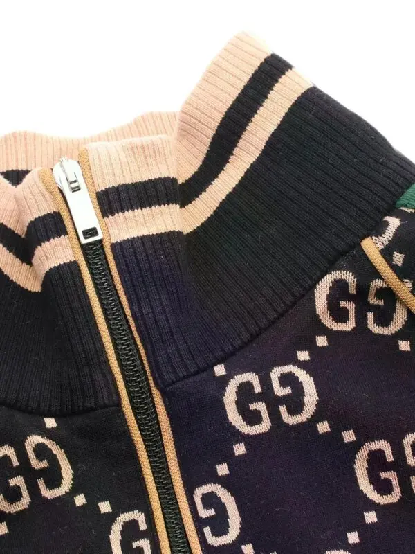 Gucci Gg Supreme Pattern Cotton Track Jacket