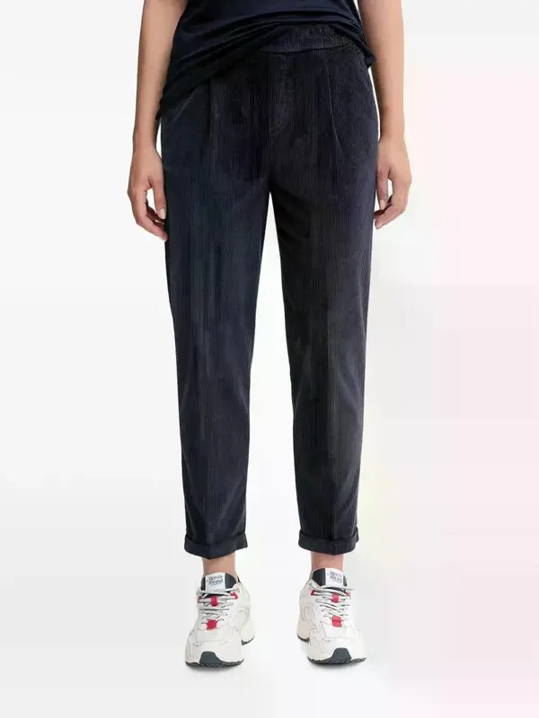 BENETTON Pleated Corduroy-effect Trousers