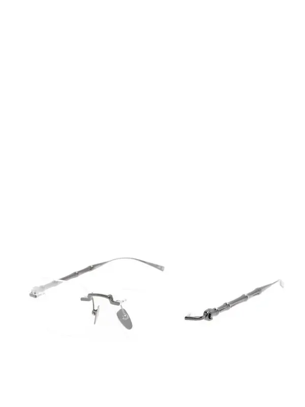 Gucci Rimless Bamboo-effect Eyeglasses