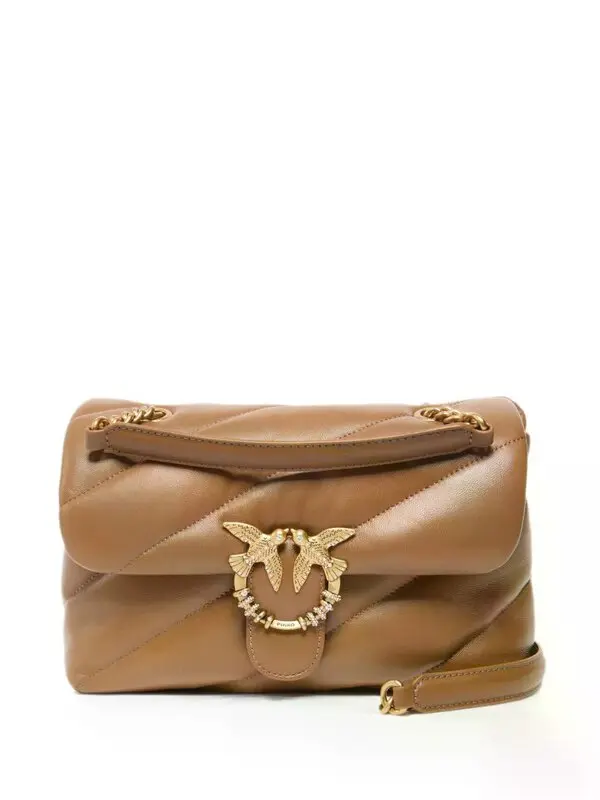 Pinko Love Birds Quilted Shoulder Bag
