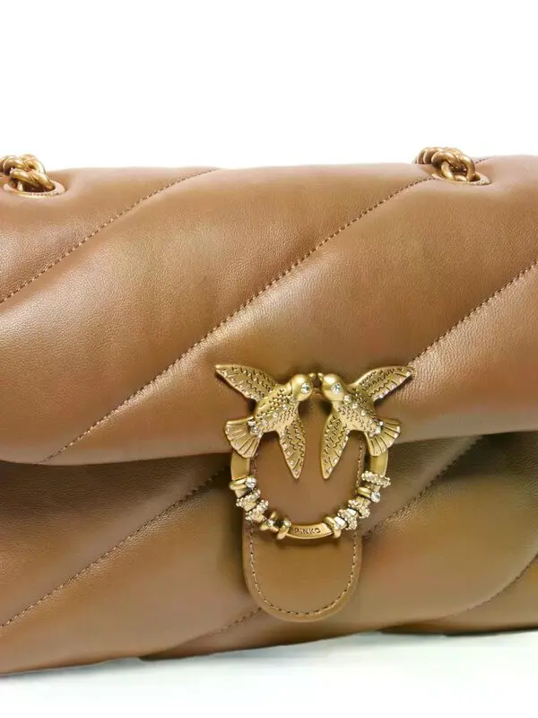 Pinko Love Birds Quilted Shoulder Bag