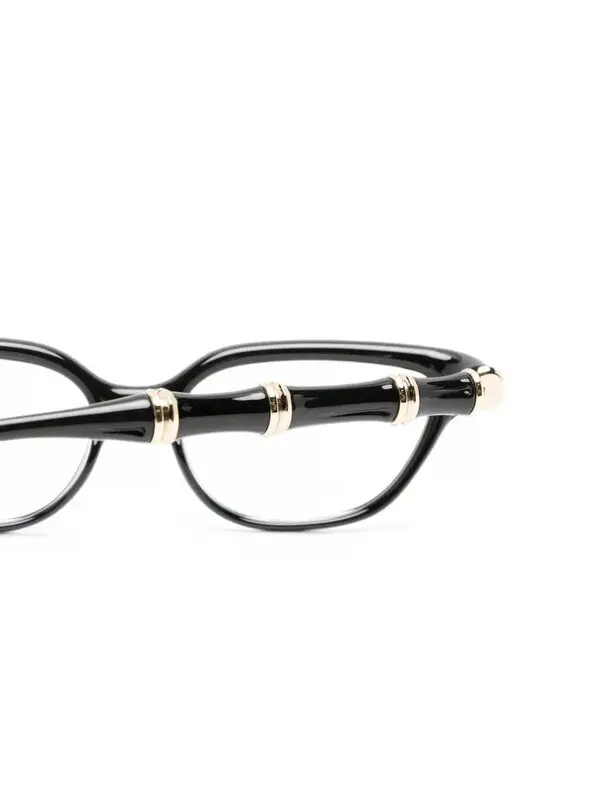 Gucci Bamboo-detail Cat-eye Frame Glasses