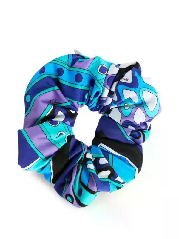 Emilio Pucci Zip Detail Hair Tie - Blue