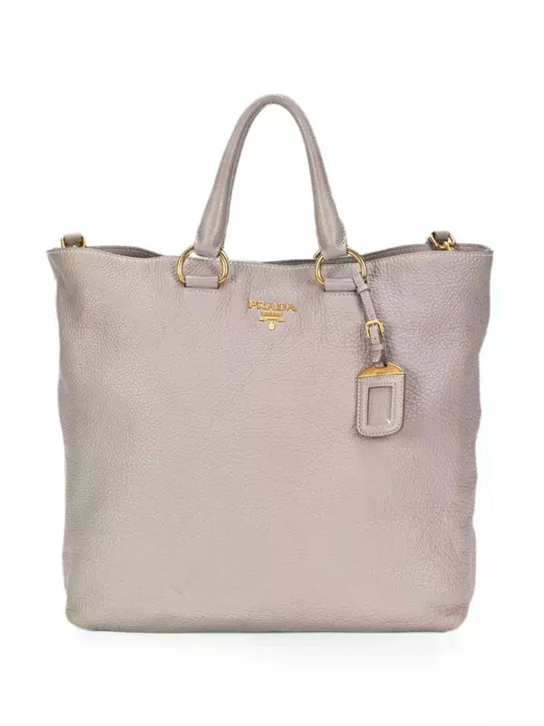 Prada Vitello Daino Shopping Tote Bag