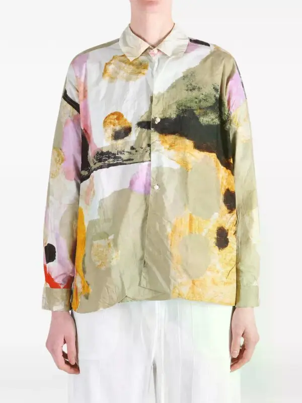 DANIELA GREGIS Graphic Print Button-up Shirt