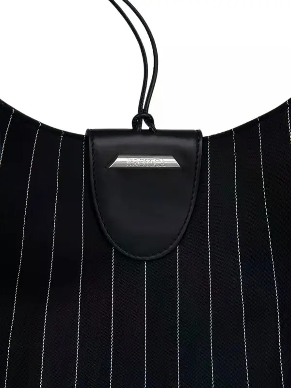 DONDUP Large Pinstripe Tote Bag