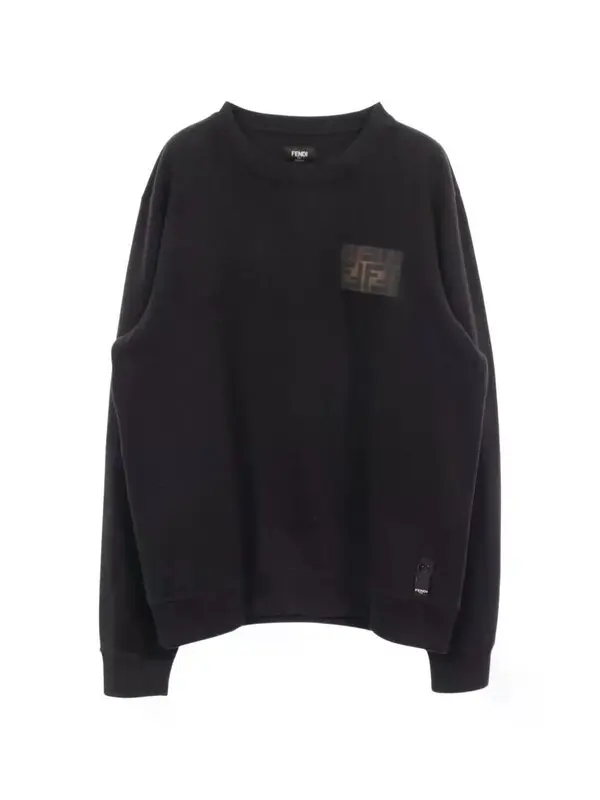 Fendi Zucca Logo Patch Sweatshirt