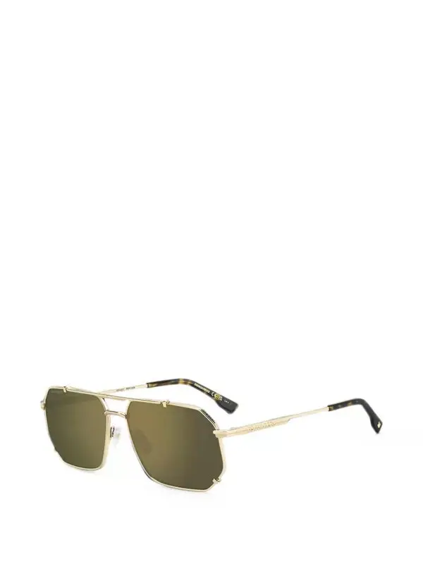 Dsquared2 Geometric Frame Sunglasses - Gold