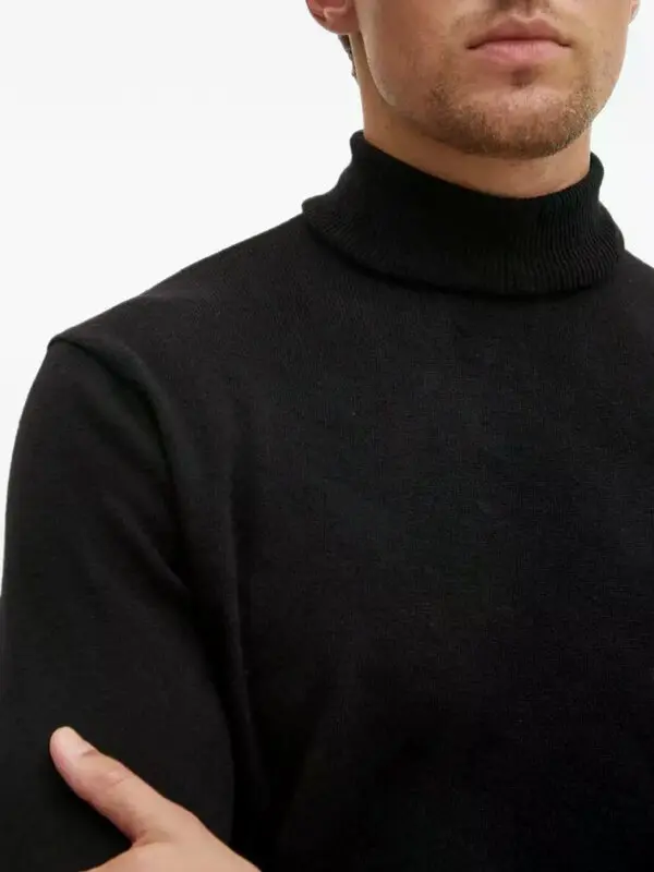 BENETTON Knitted Roll Neck Sweater