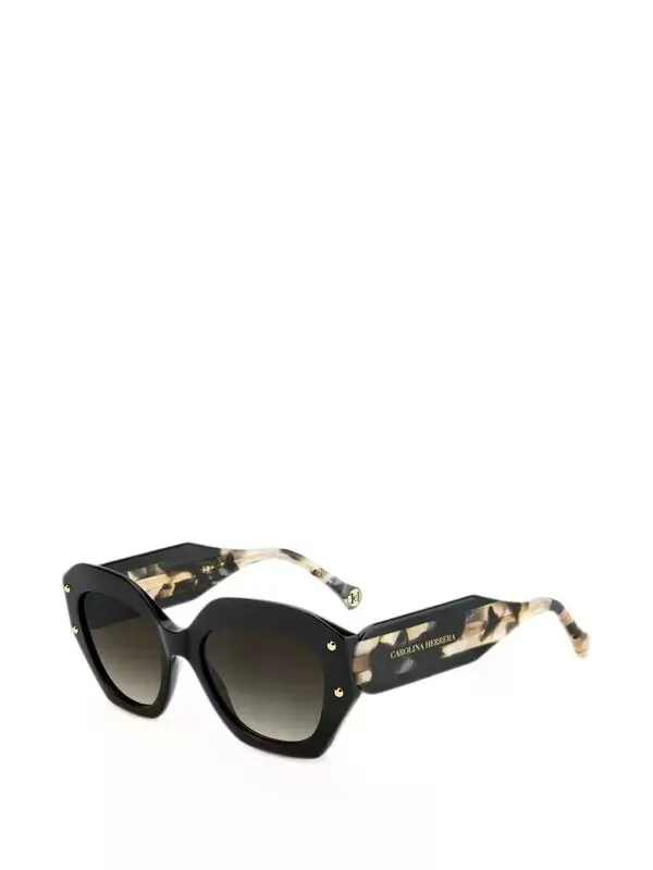 Carolina Herrera Square Frame Sunglasses With Gradient Lenses