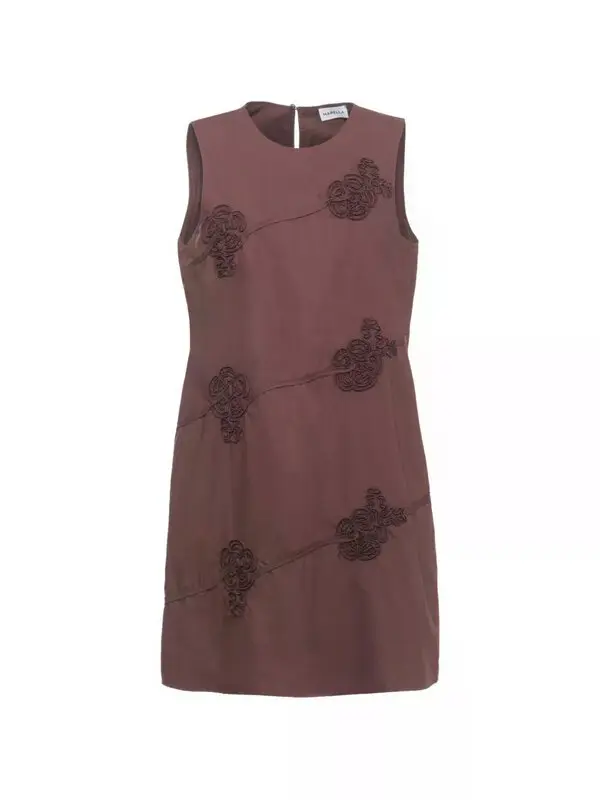 Marella Barca Embossed-flower Mini Dress