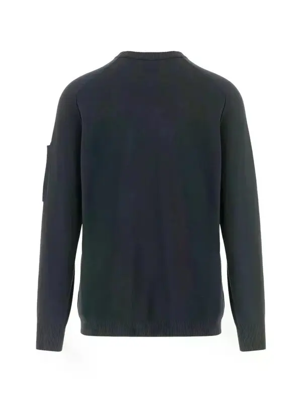 C.P. COMPANY Lens Detail Crew Neck Sweater