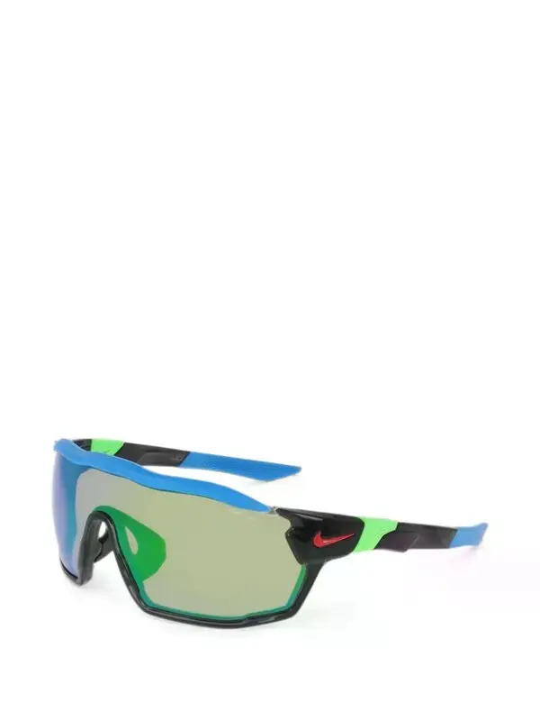 Nike Rush Geometric-frame Sunglasses - Black