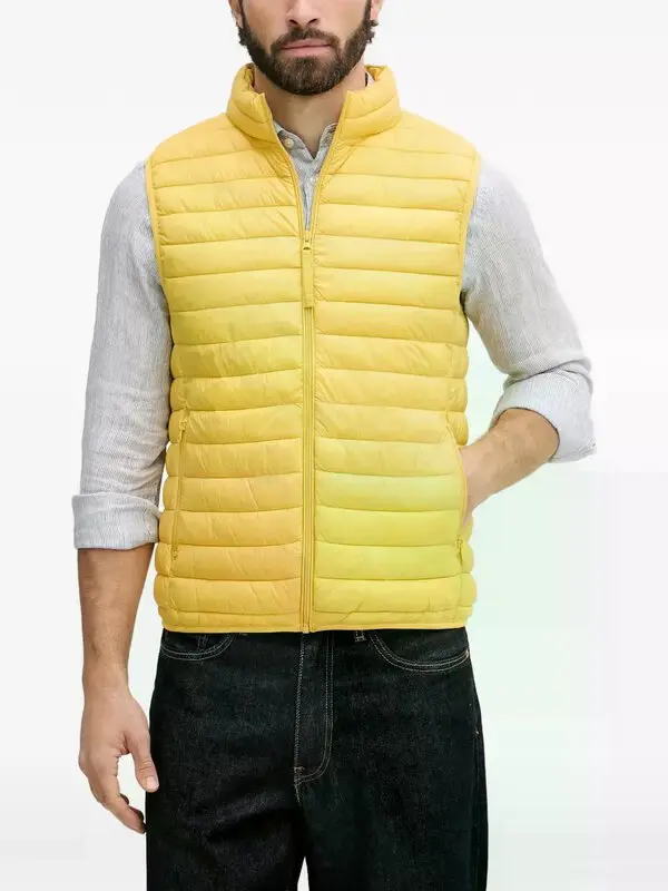 BENETTON Quilted High-neck Gilet