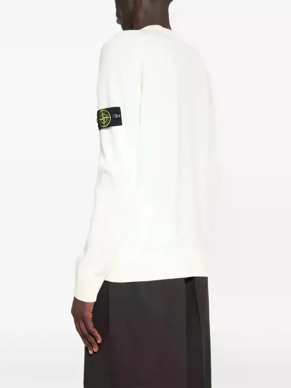 Stone Island Logo Patch Crewneck Sweater