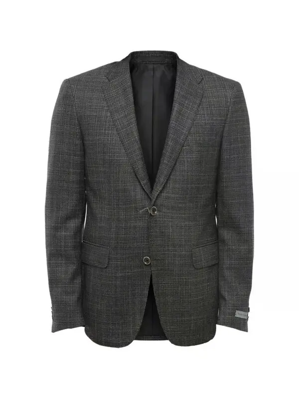 Corneliani Single-breasted Checked Blazer