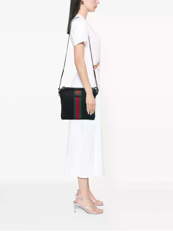 Gucci Gg Techno Canvas Web Messenger Bag