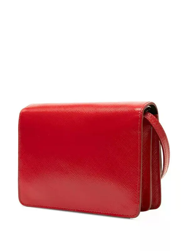Prada Saffiano Vernice Crossbody Bag