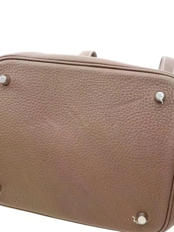 Hermès Clemence Picotin Lock 22 Handbag - Brown