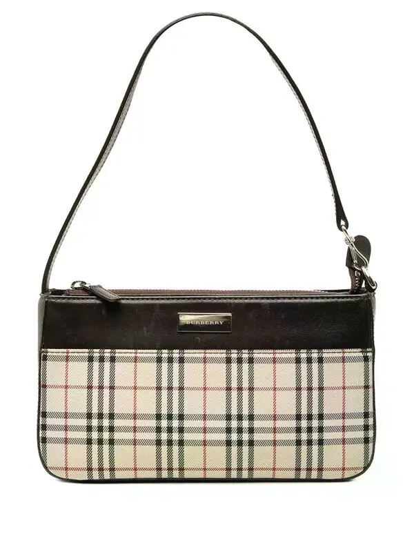 Burberry House Check Canvas Shoulder Bag