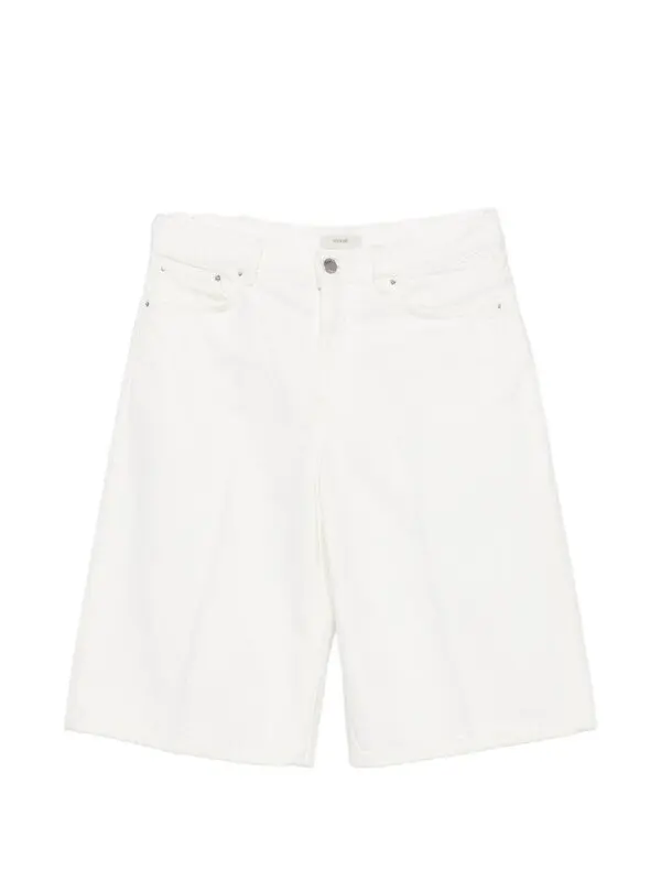 TOTEME Denim Cotton Bermuda Shorts