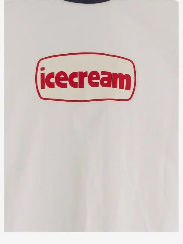 ICECREAM Logo Cotton T-shirt