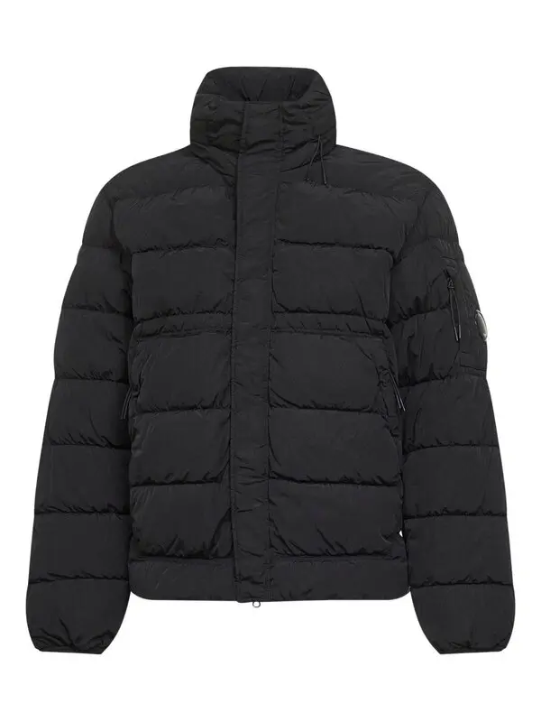 C.P. COMPANY Short Down Jacket - Black