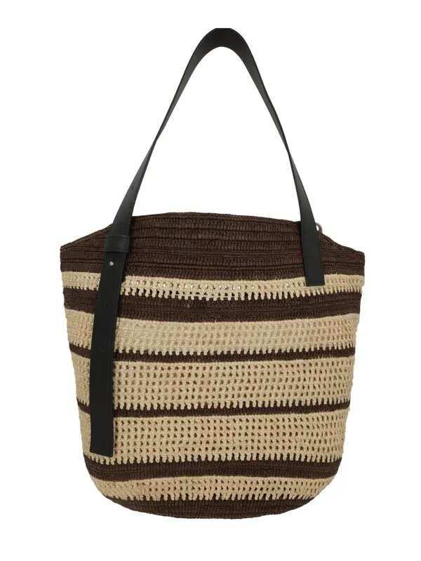 Loewe Loop Raffia Basket Bag