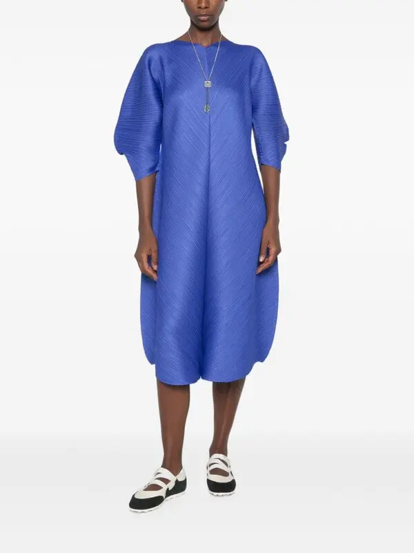 Issey Miyake Pleated Long Dress