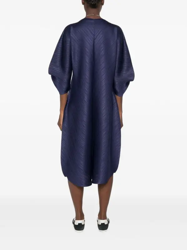 Issey Miyake Pleated Long Dress