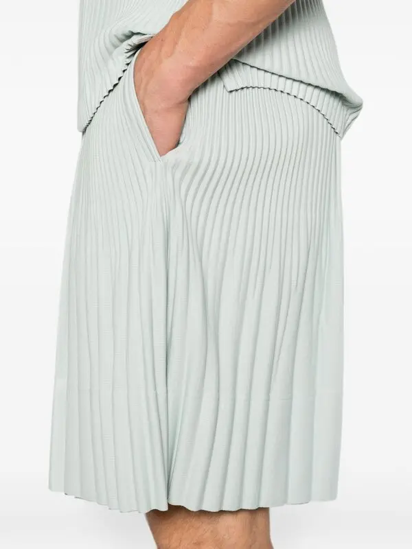 Issey Miyake Pleated Shorts - Grey