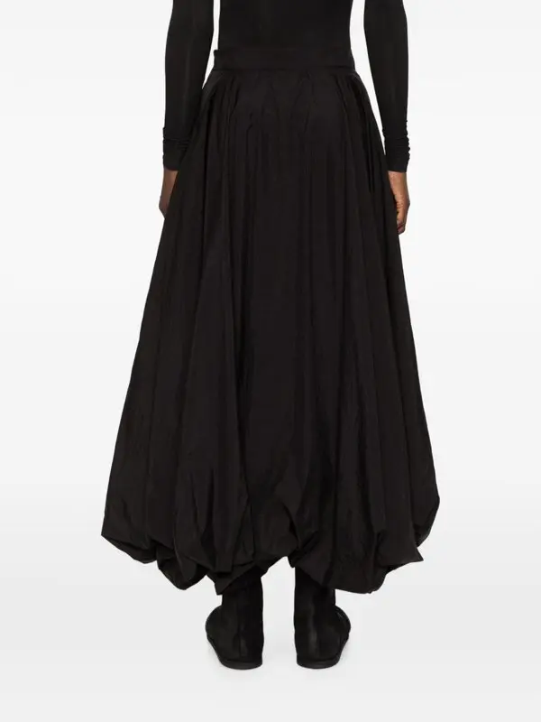 Y3 Long Nylon Skirt With Striped Detailing