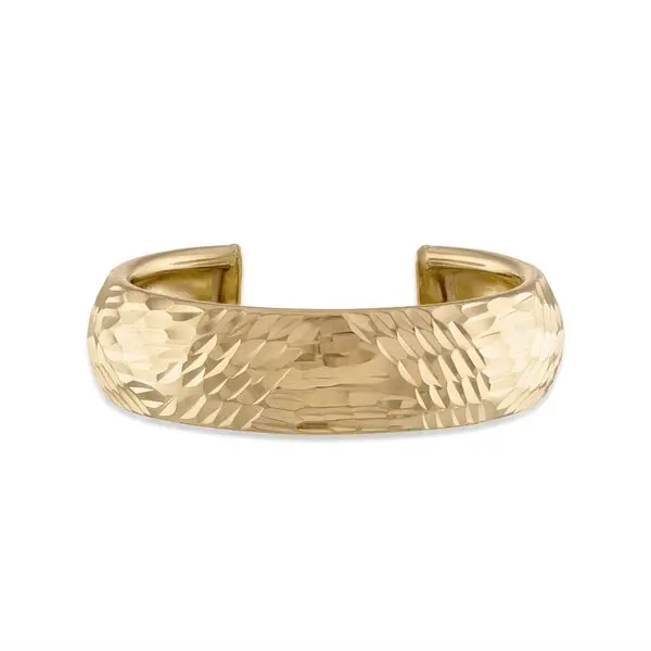 ZAHAV JEWELRY 14k Solid Yellow Diamond Cut Toe Ring - Gold