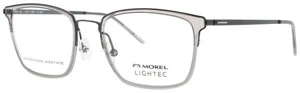 LIGHTEC-MOREL Metal & Plastic Eyeglasses 30179l With Case
