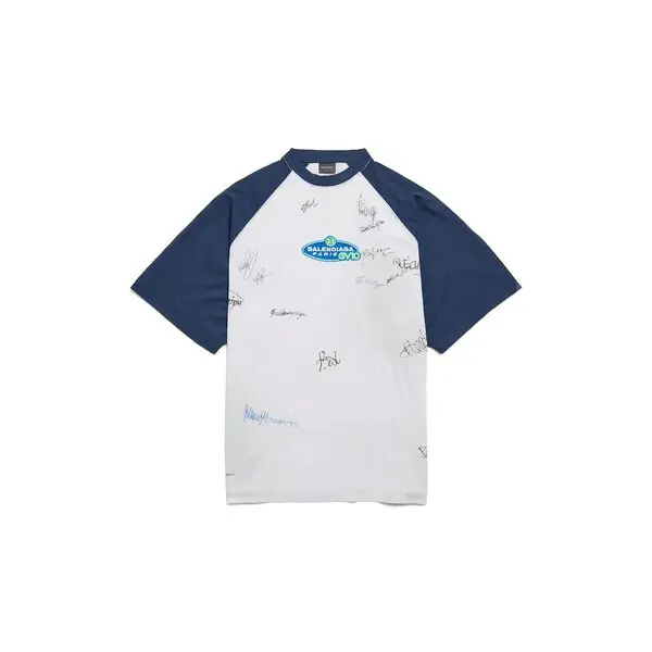 Balenciaga Oversized T-shirt For Fw25 Collection - Dirtywhite