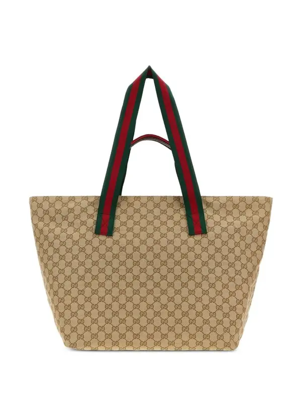 Gucci Monogram Tote Bag - Sand