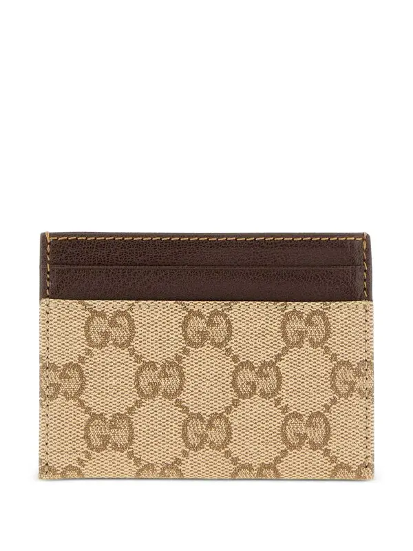 Gucci Card Case, Mini Small Leather Goods - Sand