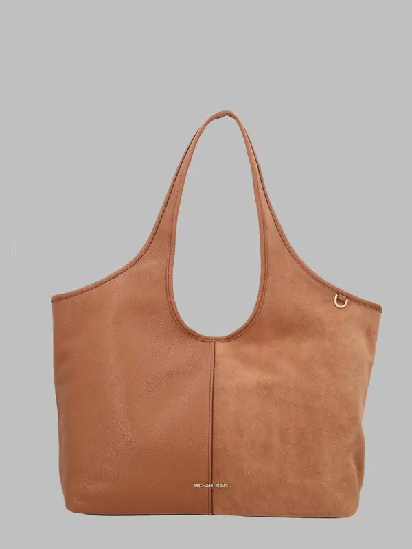 Michael Kors Leather Tote Bag - Buff