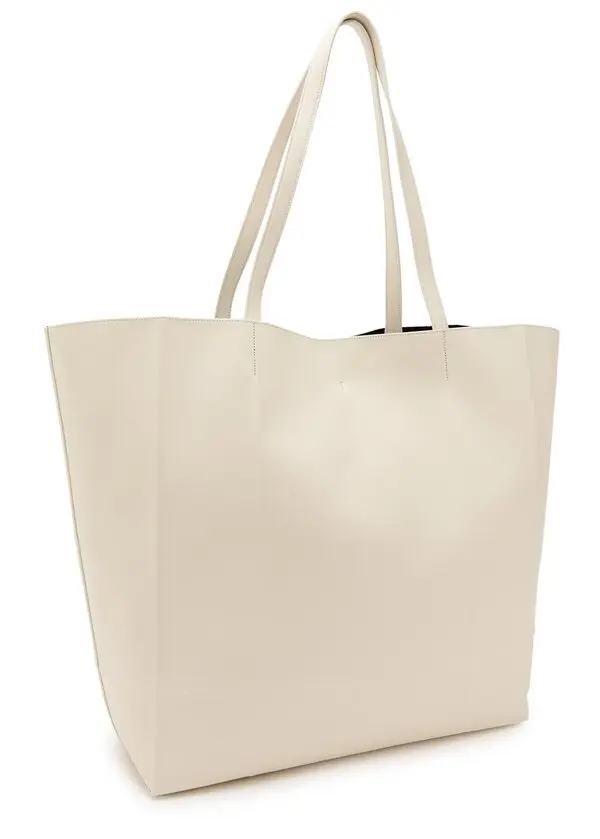 TOTEME Roam Leather Tote - Stone