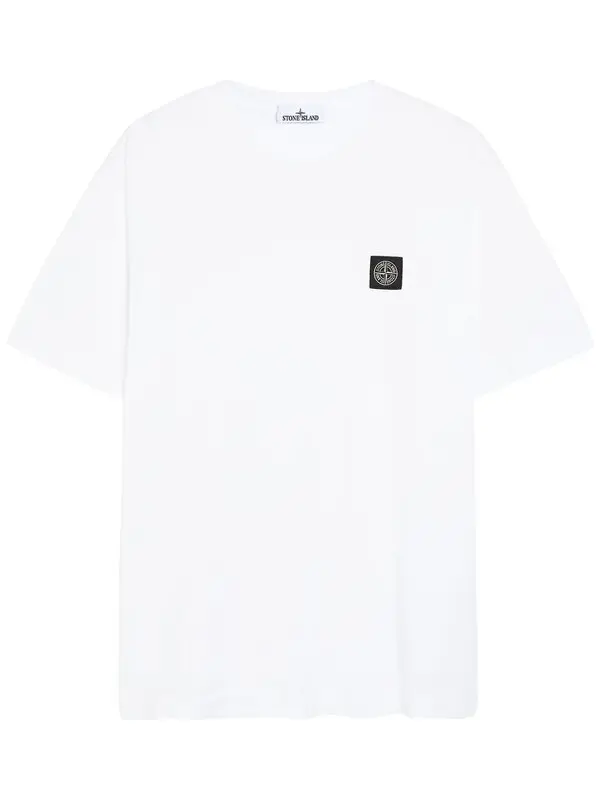Stone Island Compass Logo Cotton T-shirt