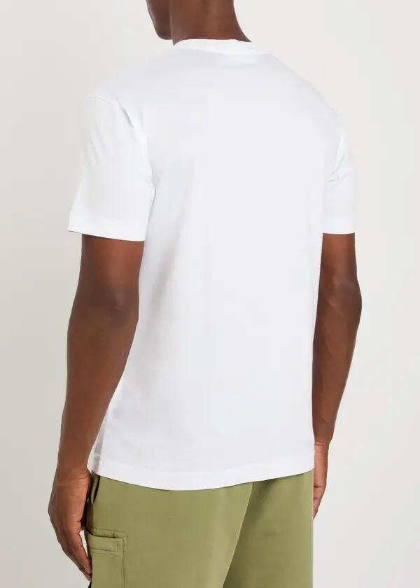 Stone Island Compass Logo Cotton T-shirt