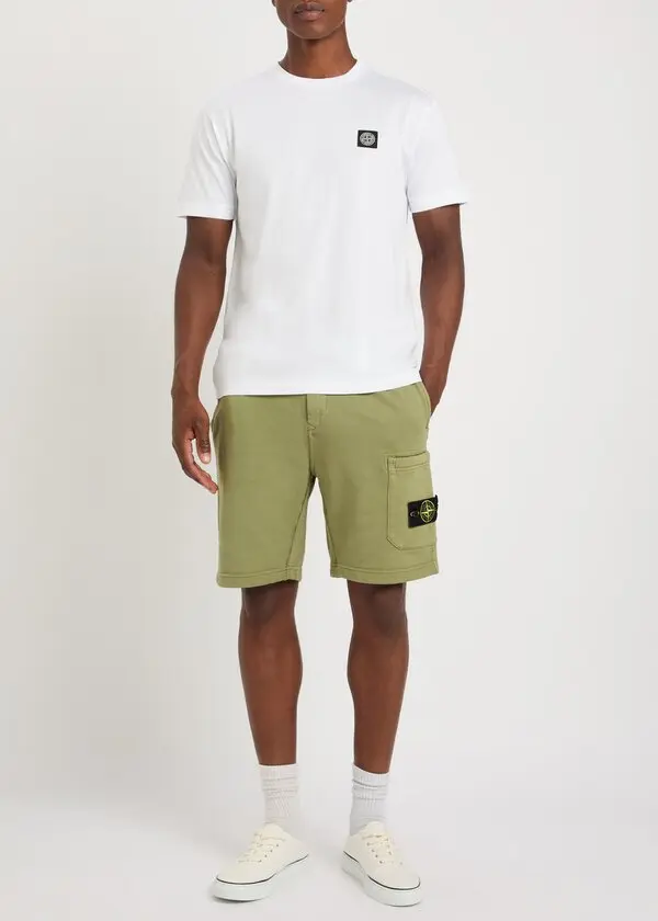 Stone Island Compass Logo Cotton T-shirt