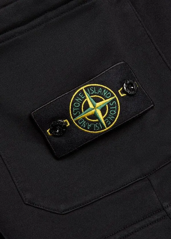 Stone Island Cotton Logo Shorts