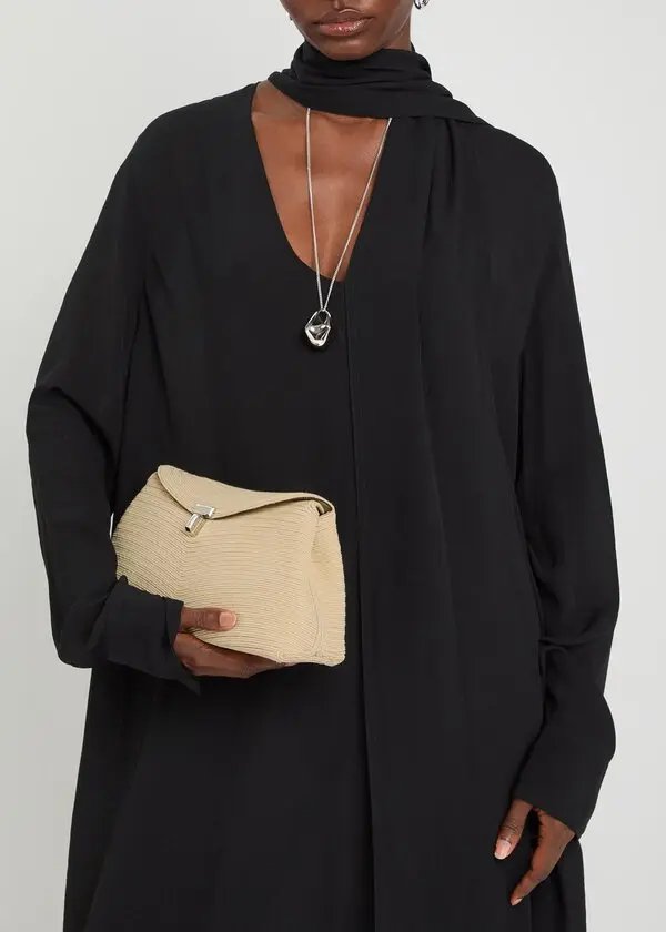 TOTEME T-lock Rope Clutch - Pearl