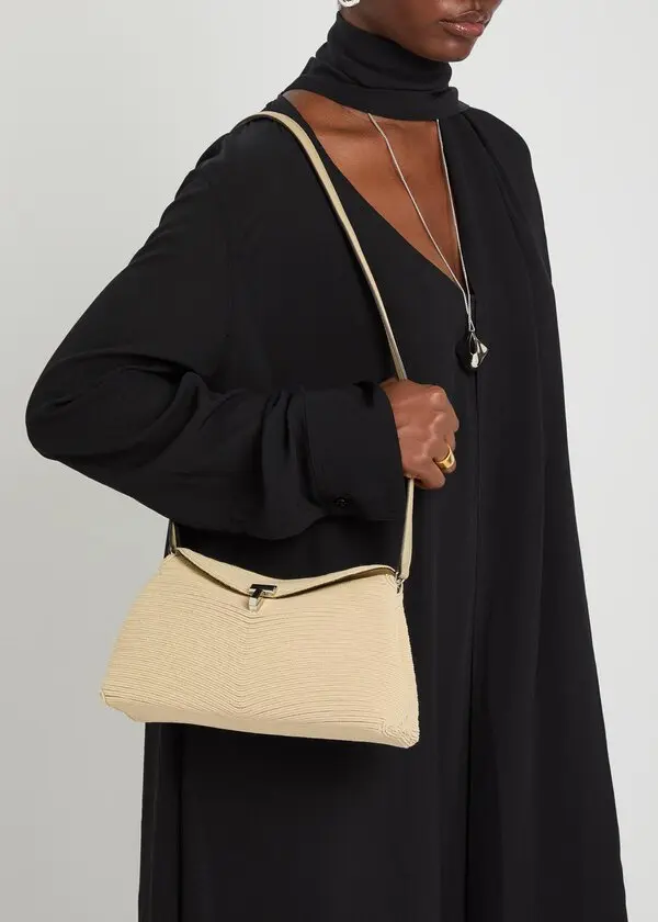 TOTEME T-lock Rope Clutch - Pearl