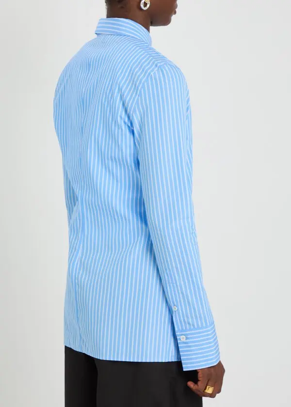 TOTEME Striped Cotton-poplin Shirt