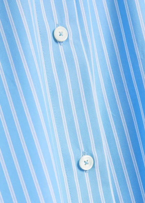 TOTEME Striped Cotton-poplin Shirt