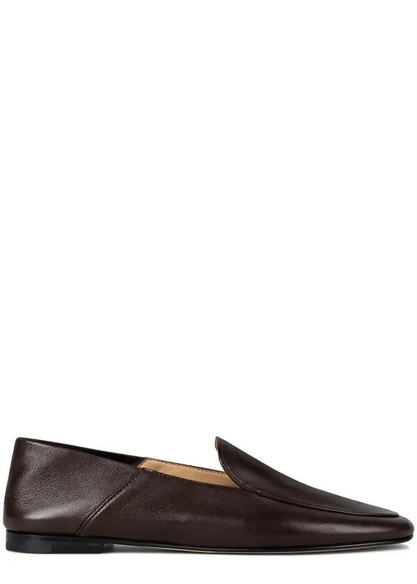 Dear Frances Gio Leather Loafers - Brown